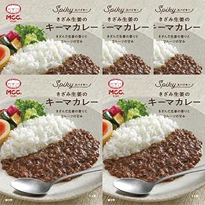 Amazon.co.jp: MCC SPIKYきざみ生姜のキーマカレー 160g×5個 〈レンジ調理対応〉 : 食品・飲料・お酒
