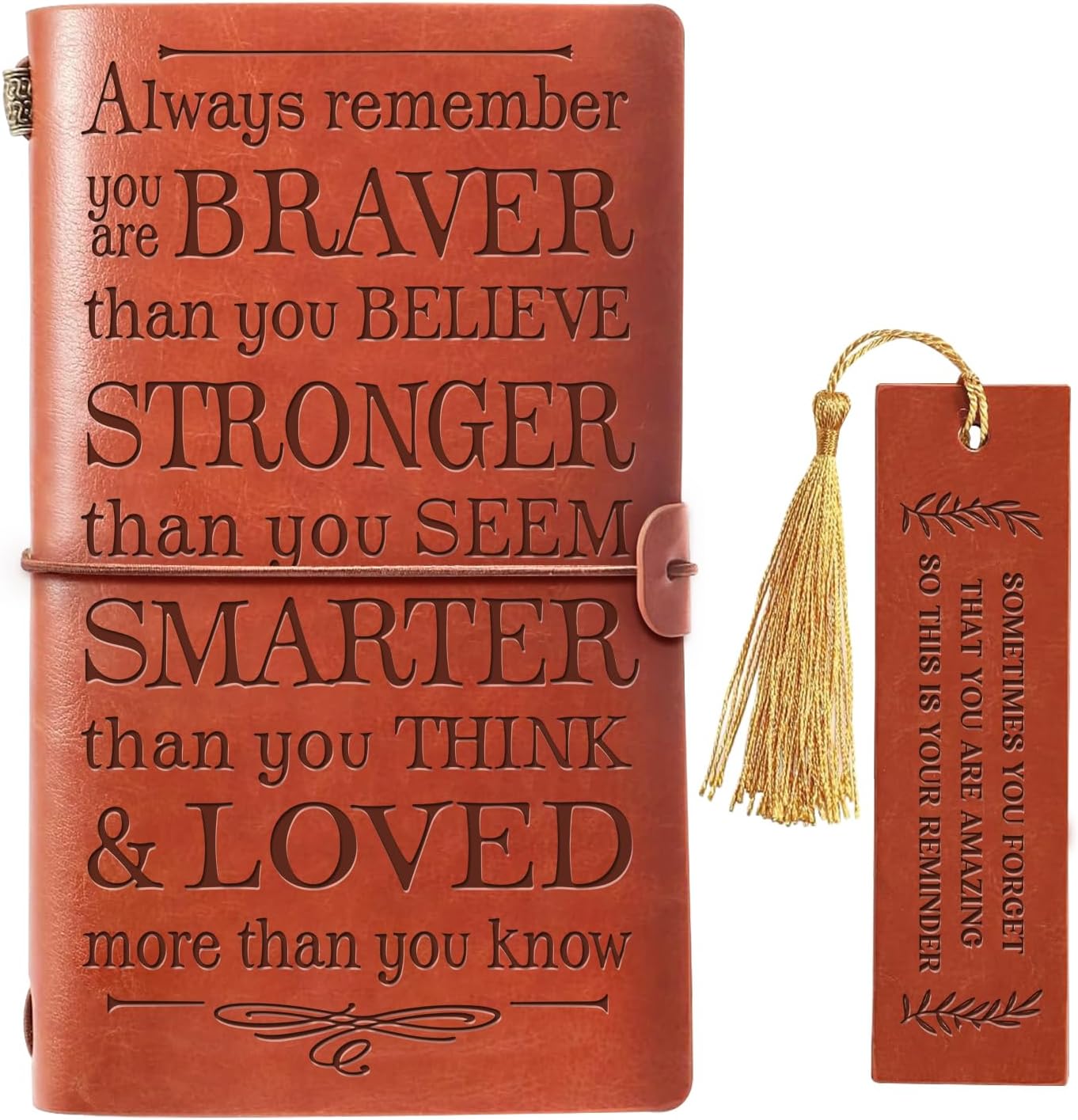 Amazon.com : NGAEAK Difference Maker Leather Journal Notebook Thank You ...