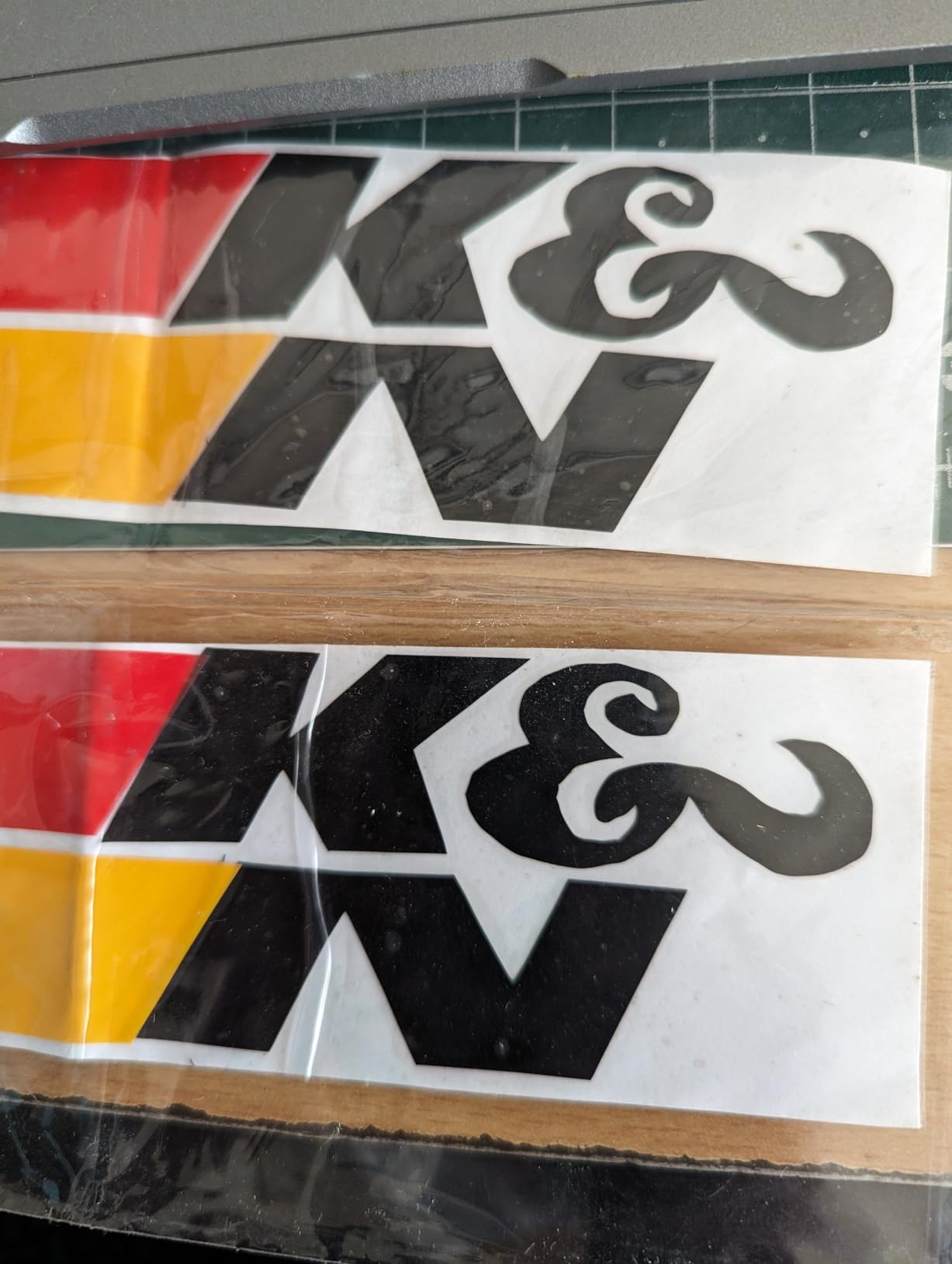 Fusion (Pack of 2) K&N car Decal Sticker(8 X 2 inch) : Amazon.in: Car ...