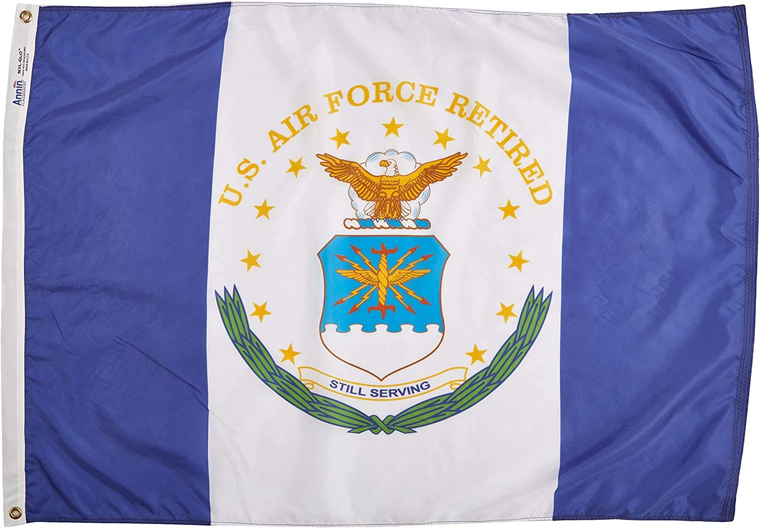 Amazon.com : Annin Flagmakers USAF Retired Flag USA-Made to Official ...