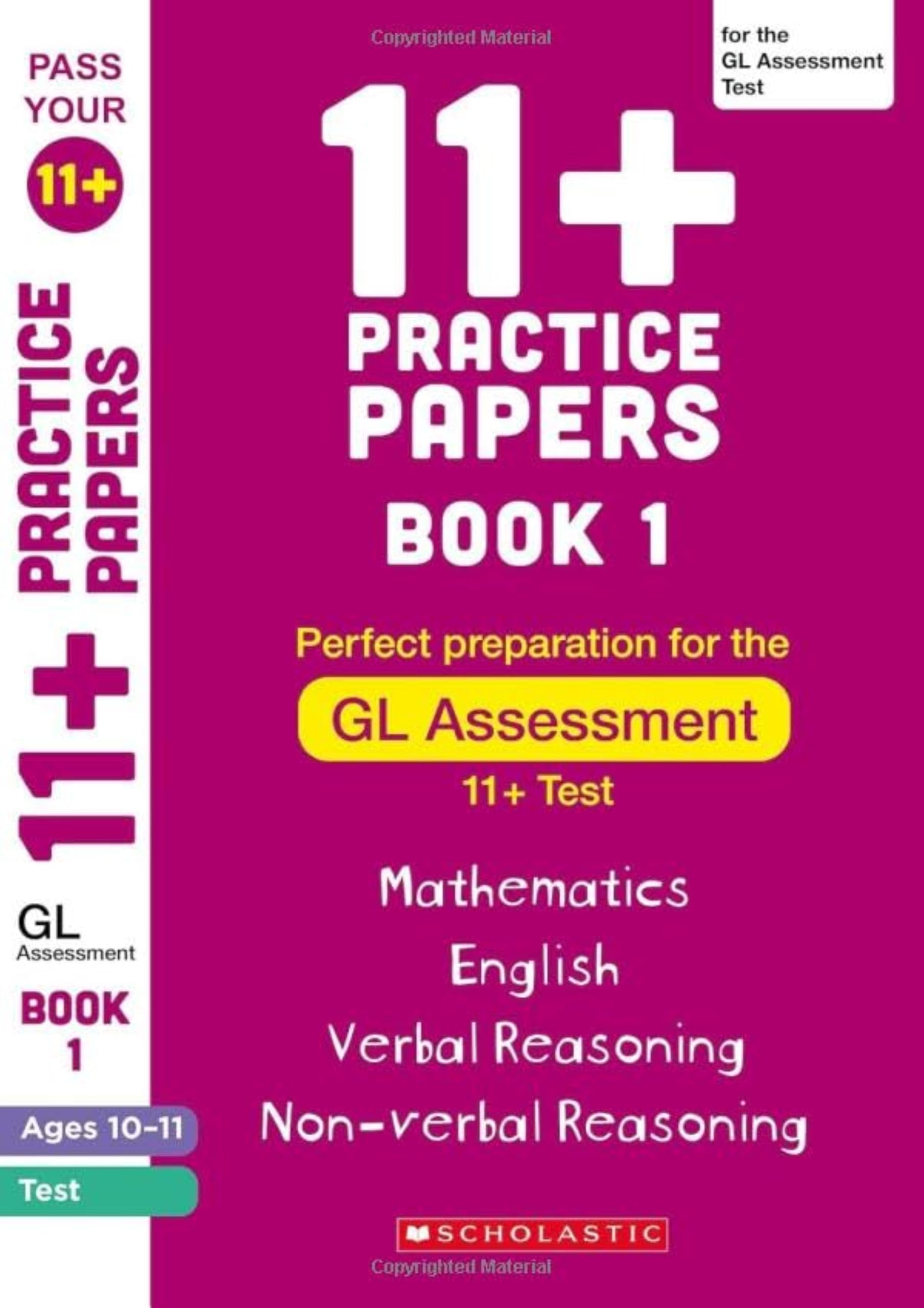 11+ Practice Papers for the GL Test: Book 1 Tests for English, Verbal ...