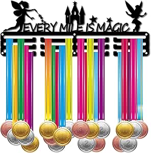 Amazon.com: CREATCABIN Every Mile Is Magic Medal Holder Fairy Sport ...