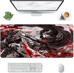 JUNGLE ART Mouse Pad Largo Gamer |Shingeki No Kyojin Levi Ackerman ...