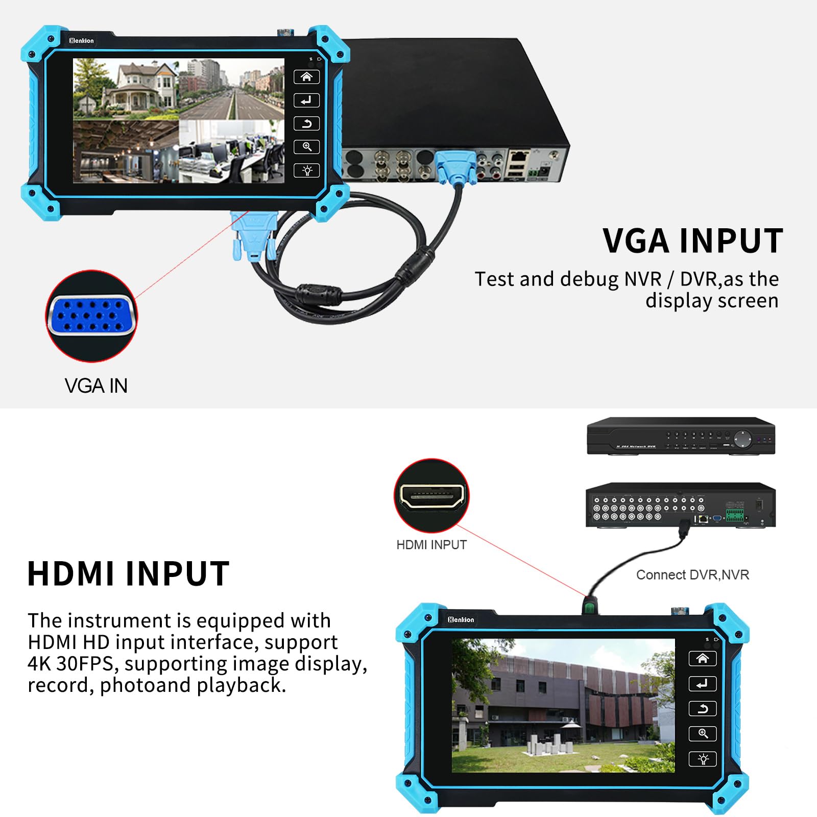 Snapklik.com : CCTV Tester,4K 12MP IP Camera Tester IPC Test 8MP TVI ...