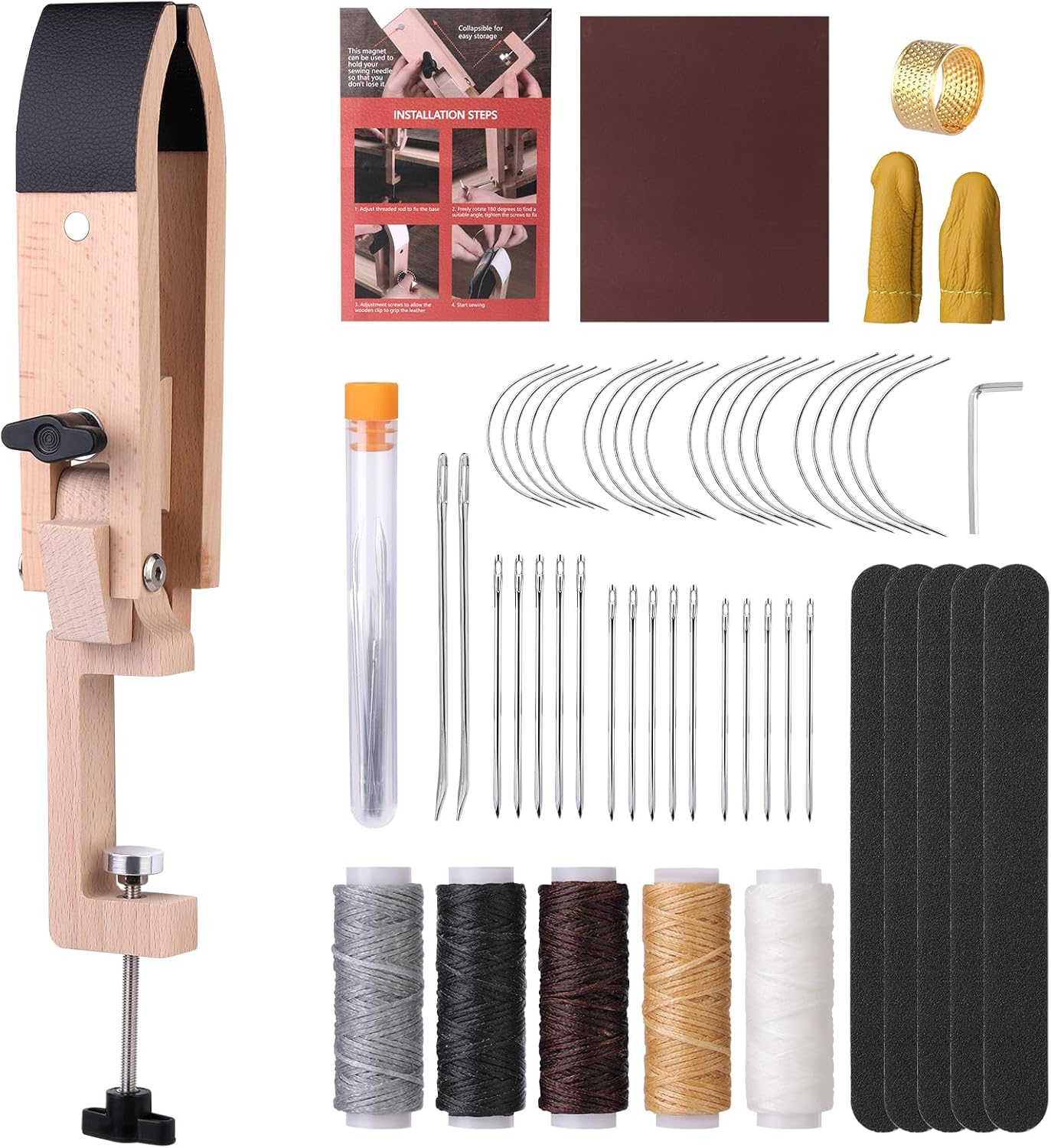 Amazon.com: Stitch Pony Horse Clamp - Leather Sewing Pony for DIY Hand ...