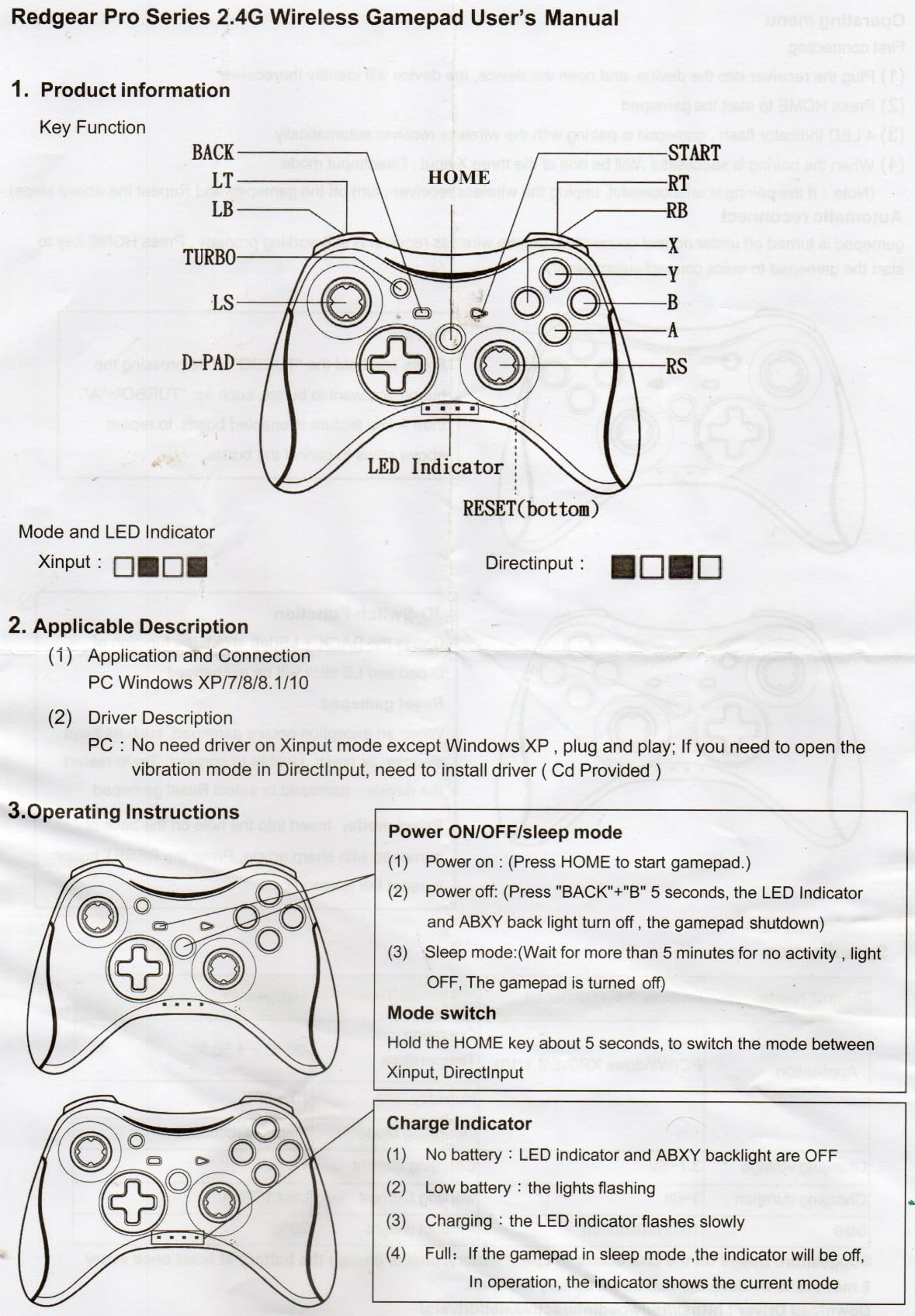 Redgear (Refurbished) Pro Wireless Gamepad (Black) : Amazon.in ...