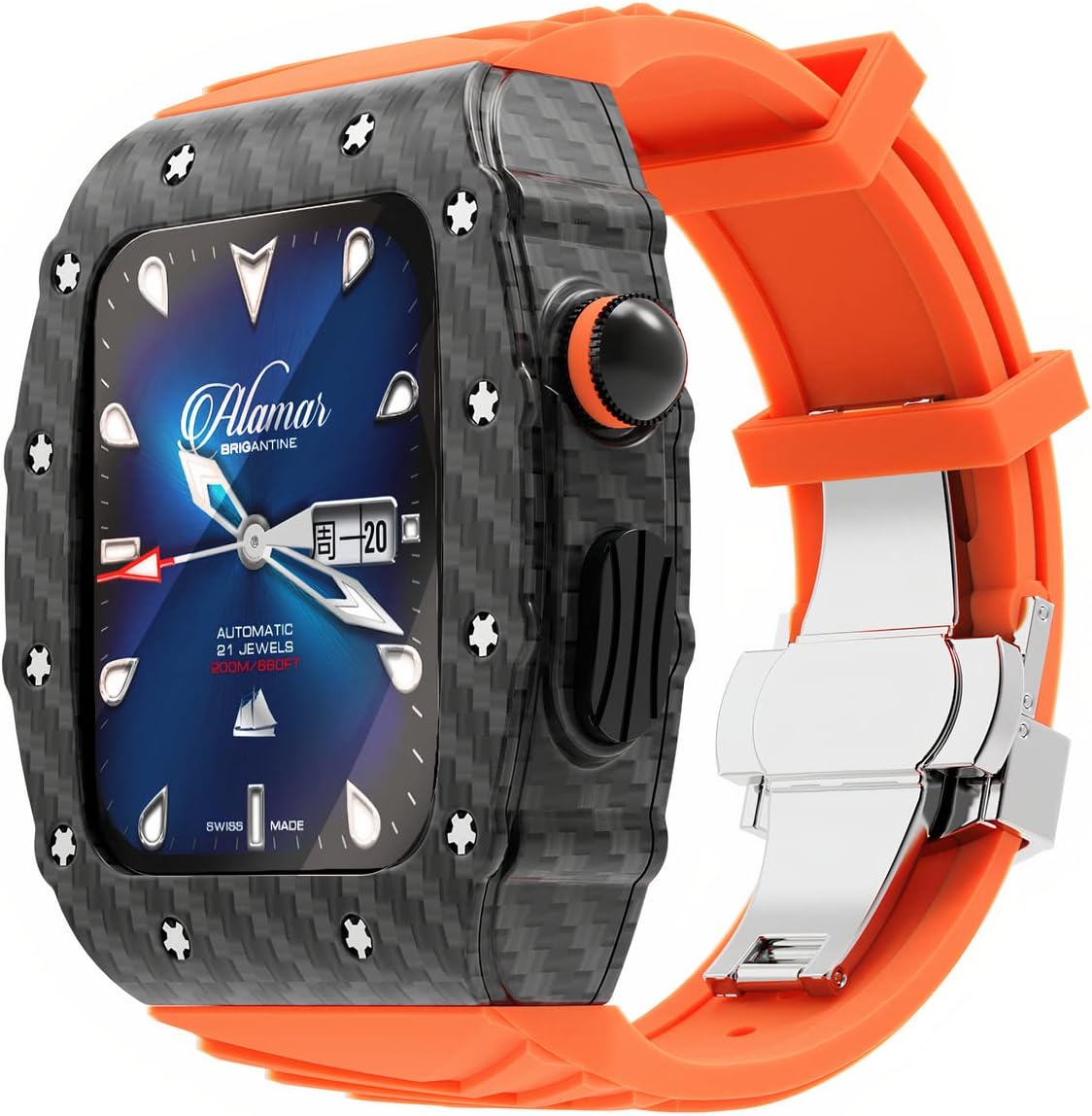 Amazon.com: WITEBOCS Rugged Luxury Apple Watch Case with Band,Full ...