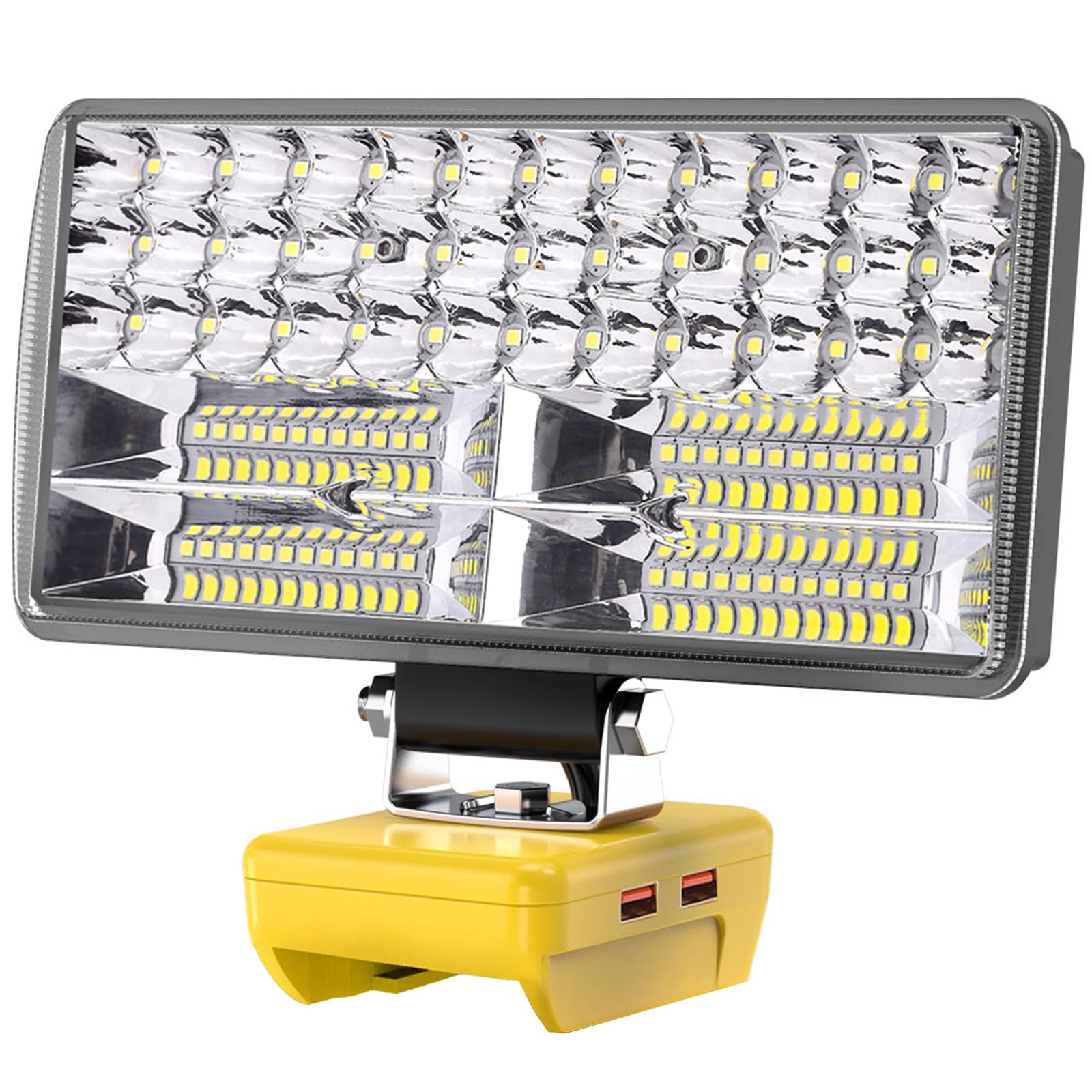 38W 6000LM LED Flood Work Light Compatible with Dewalt 20V MAX Battery ...