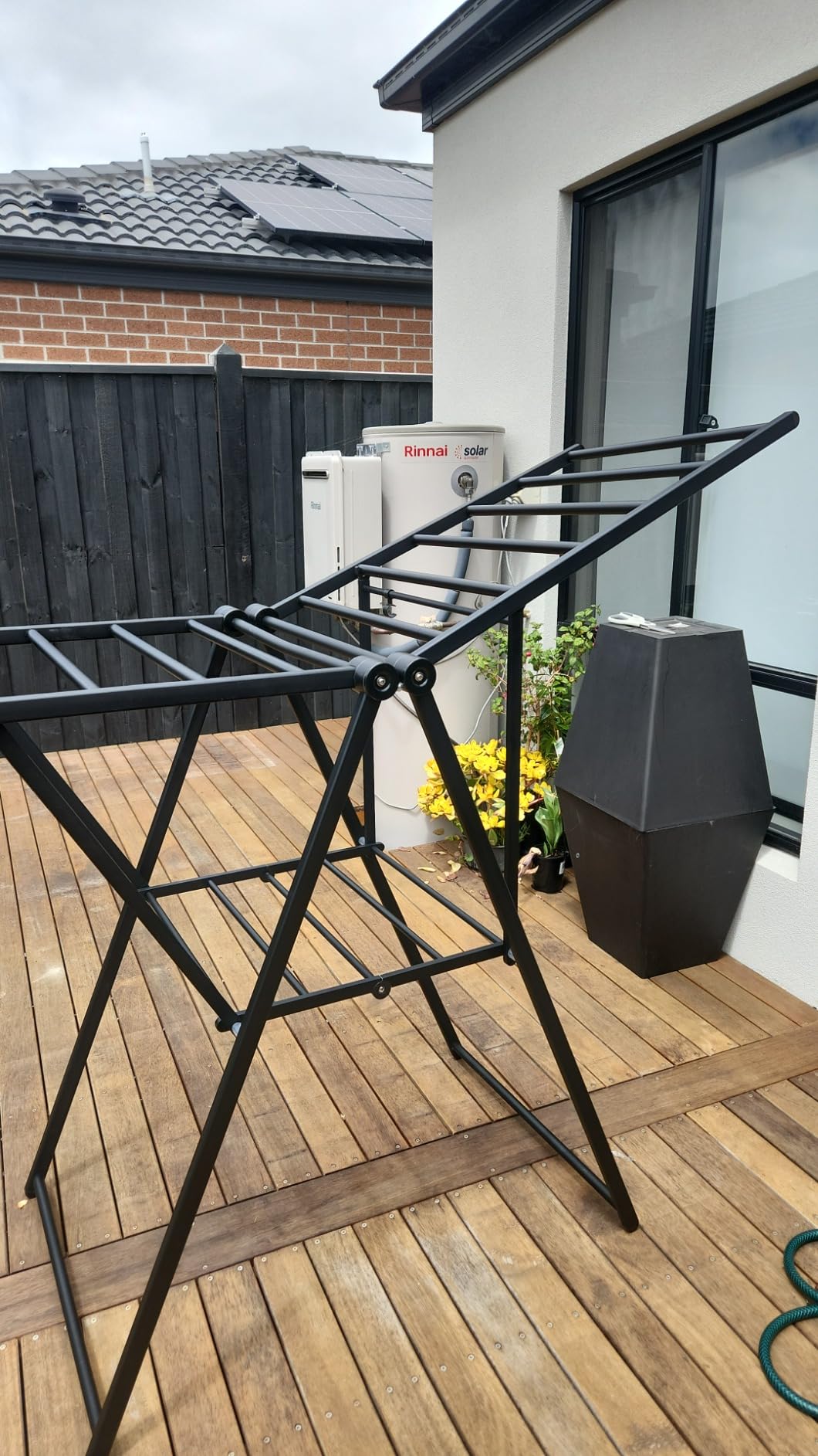 Heiss Premium Quality Black Clothes Drying Rack - Extra Height ...