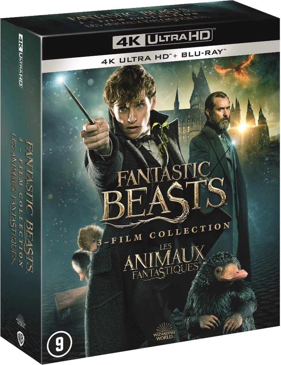 Amazon.com: WARNER BROS. Fantastic Beasts: Set of 3 Films 4K [Blu Ray ...
