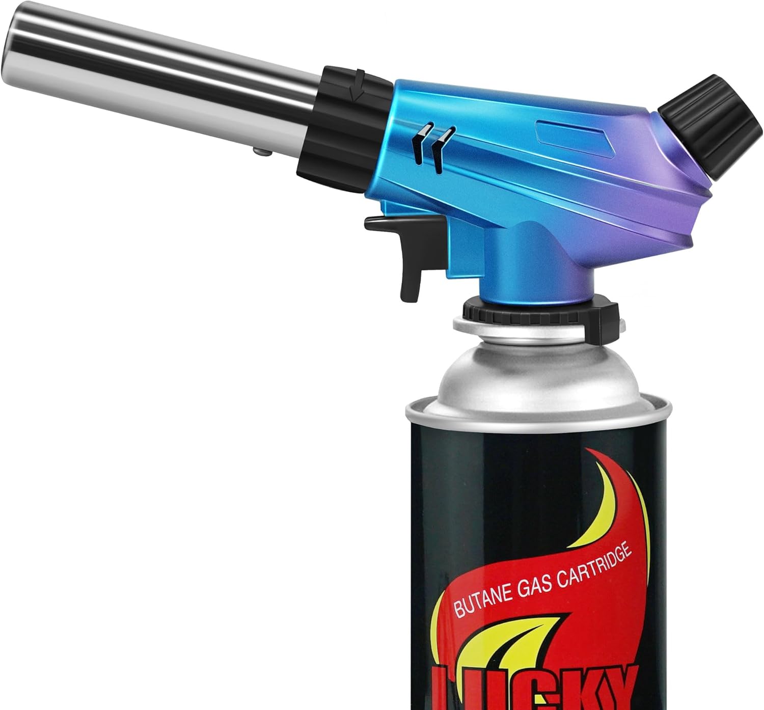 WANBRO Kitchen Blow Torch Head, Powerful 2500°F Adjustable Jet Flame ...