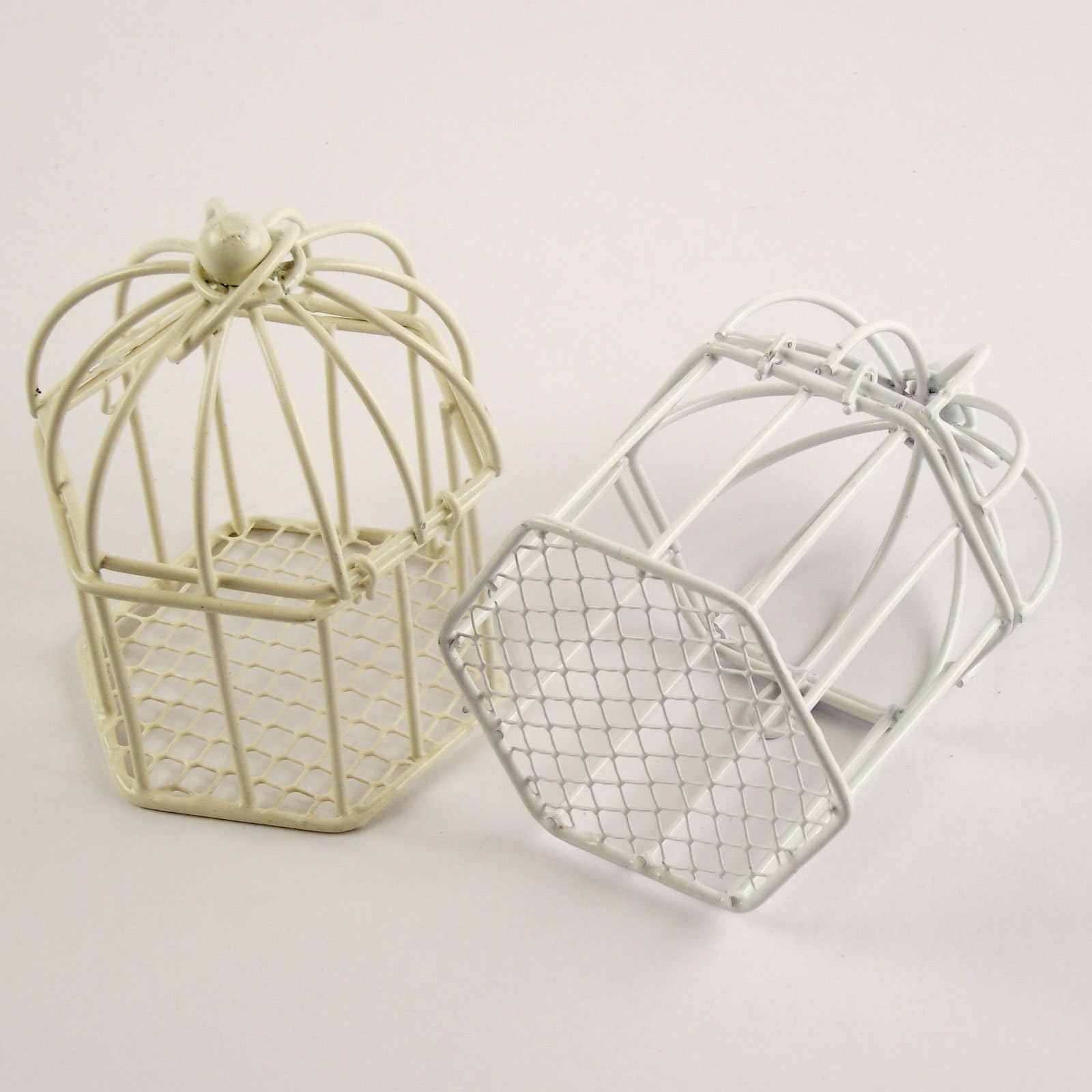 White Wire Mesh Bird Cage : Amazon.co.uk: Pet Supplies