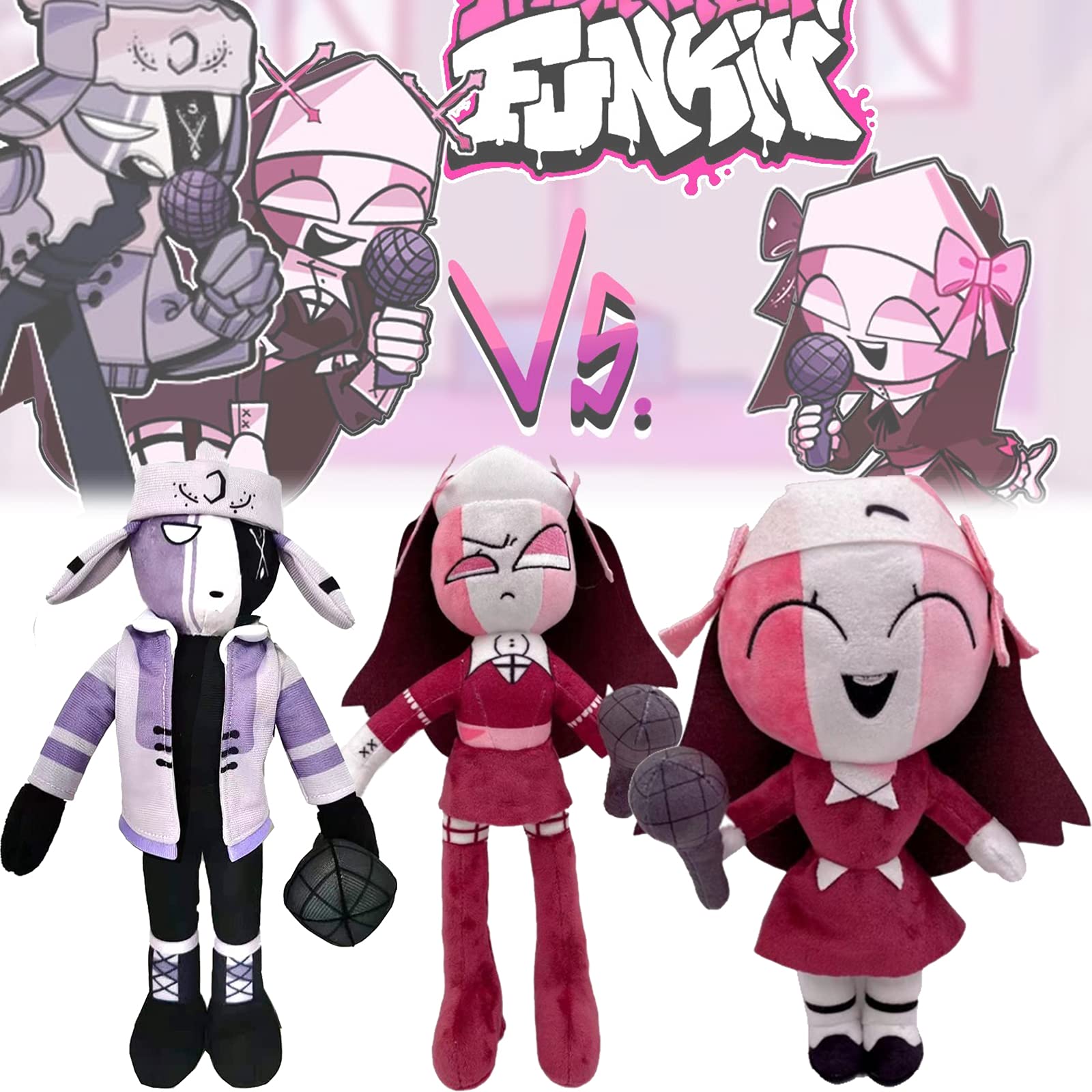 Fnf Plushies Ruv Sarvente Plush 3pcs Fnf Sarvente Plush Ruv ...