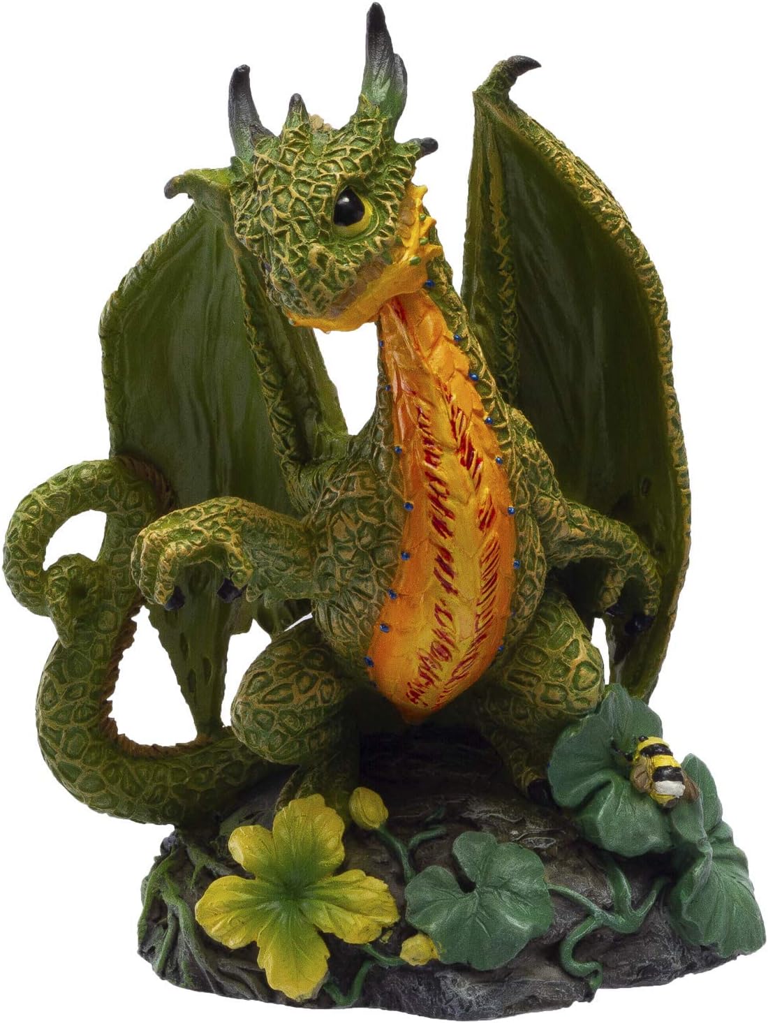Amazon.com: Pacific Giftware Dragon Fantasy Eggplant Dragon Resin ...