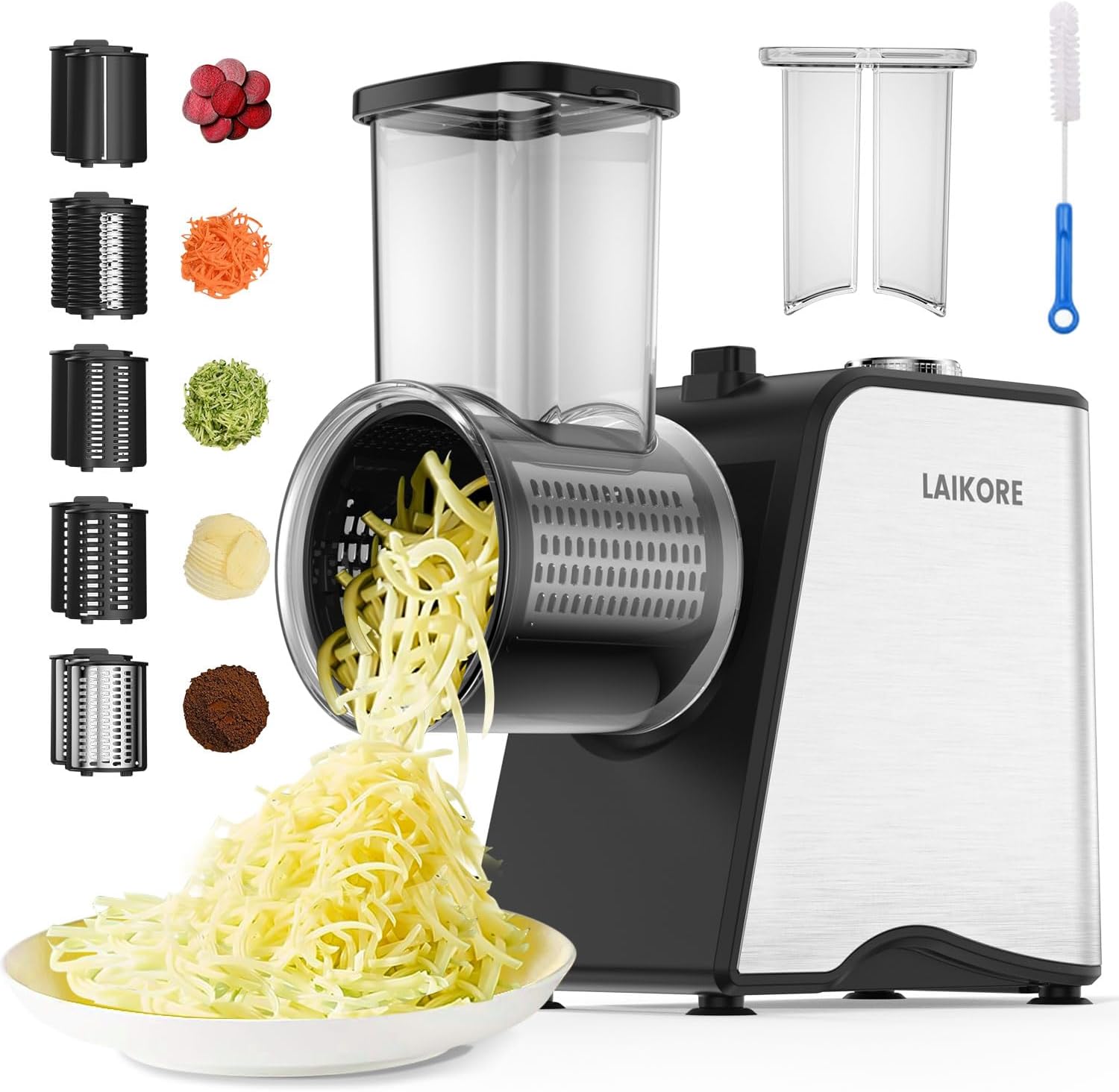 Amazon.com: Homparty Electric Cheese Grater Attachment, Homparty Blade ...