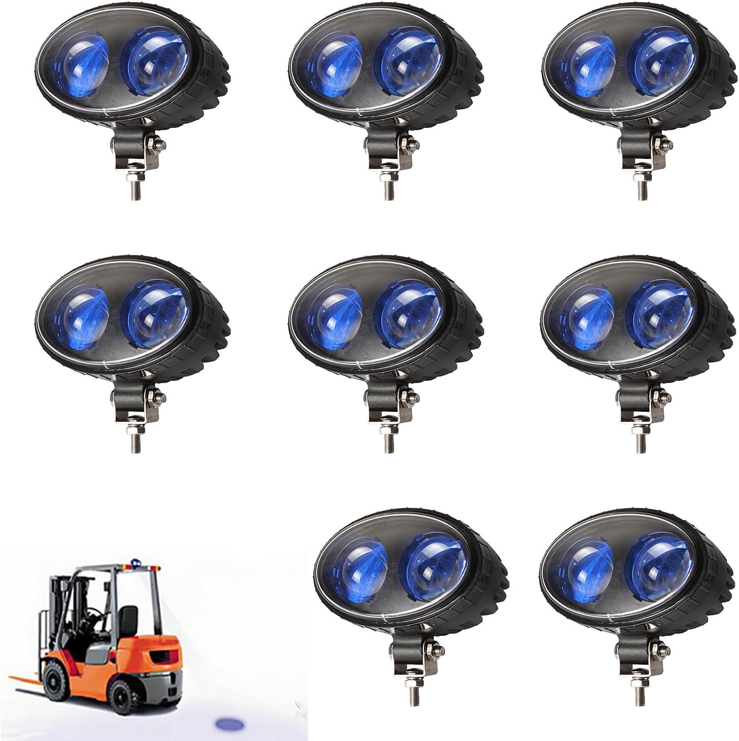 Amazon.com: [Pack of 8] DAYSEN LED Forklift Lights, Safety Blue Fork ...