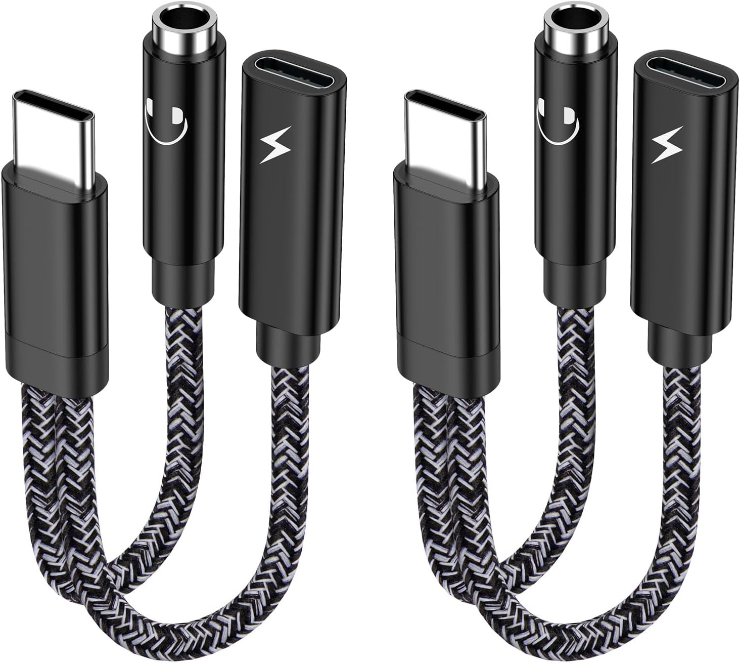 Amazon.com: USB C to 3.5mm Headphone and Charger Adapter for Samsung ...