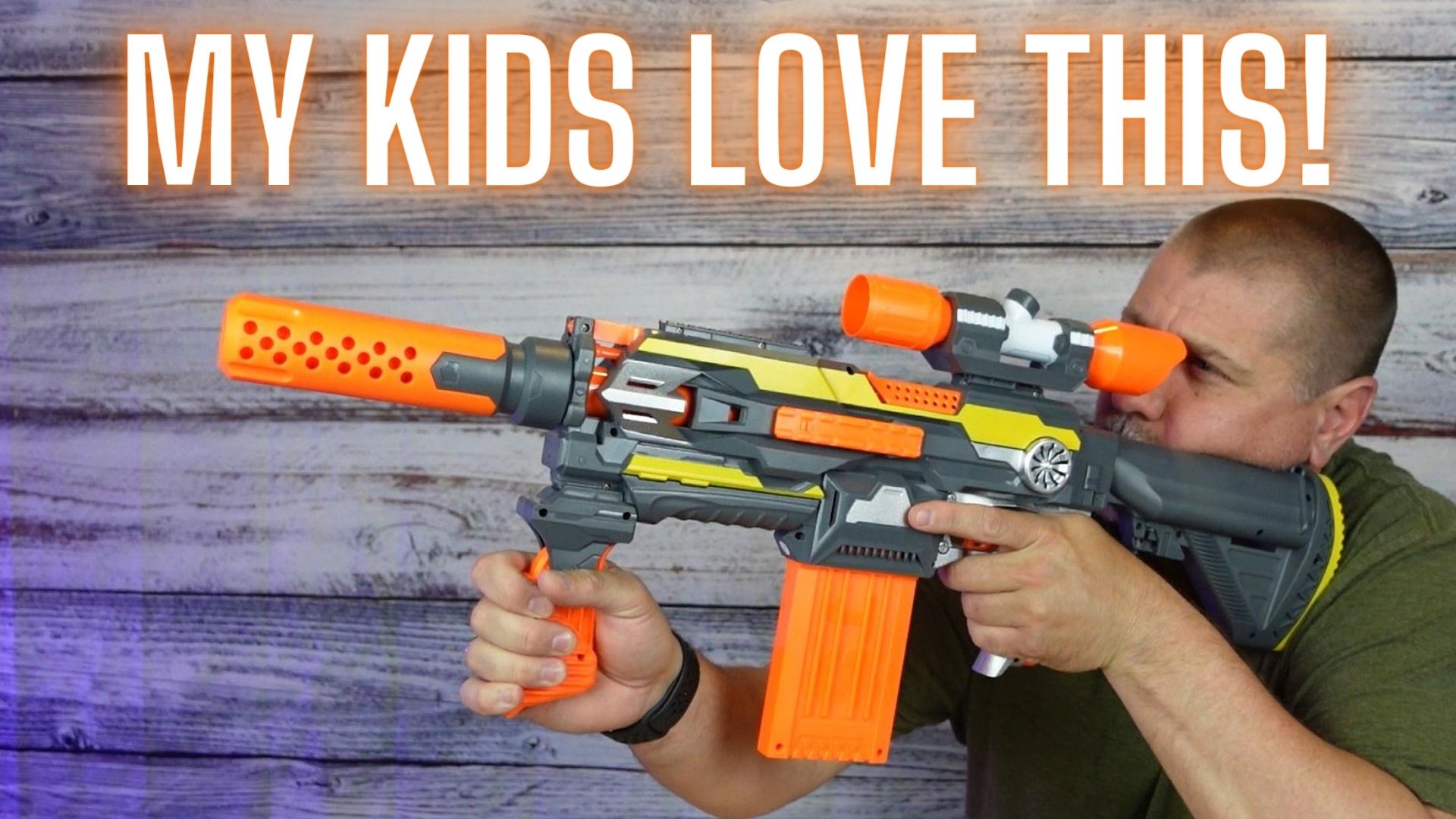 Watch FULL AUTO NERF TOY with 100 FOAM DARTS - HIGHLY RECOMMEND on ...