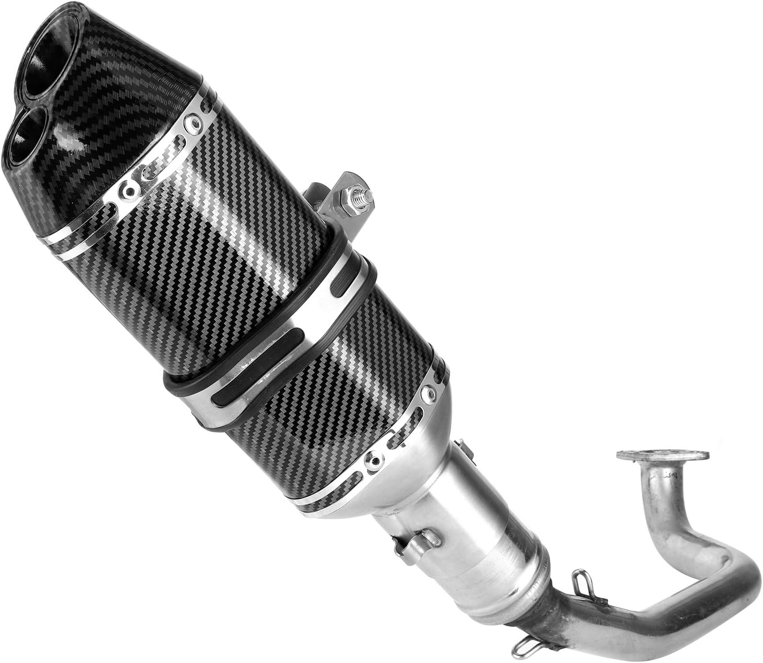 Motorcycle Exhaust Muffler, Slip On Full Muffler Exhaust System Full ...