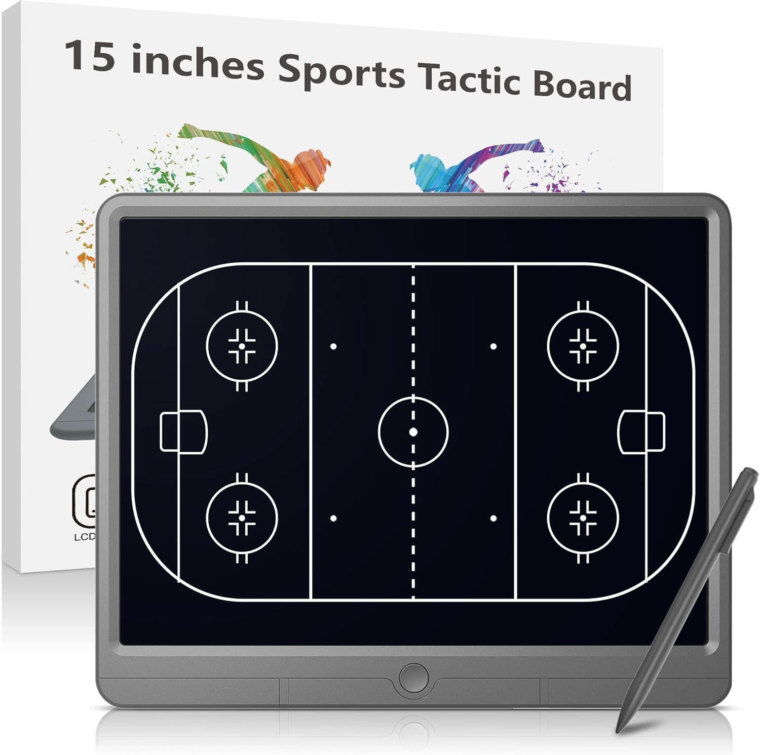 TUGAU Electronic Coach Board Premium Tactical Marker Board with Large ...