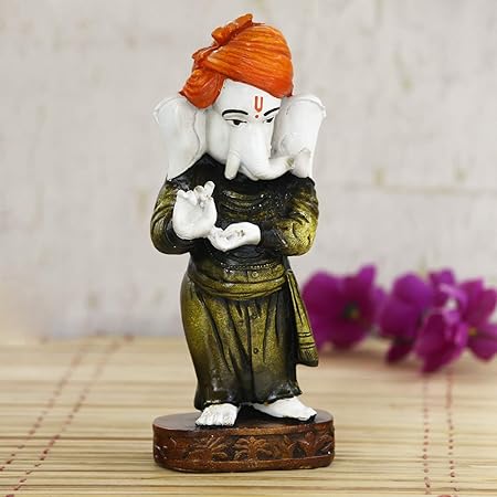 Buy eCraftIndia Lord Ganesha Statue Decorative Showpiece - 20 cm Online ...