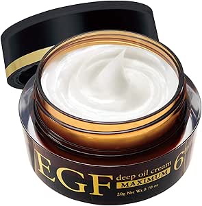 Amazon | EGF ディープオイルクリーム マキシマム [ 20g / 濃度6マイクロ ] 高濃度EGFエキス配合クリーム (日本製) エイジングケア 天然由来成分 保湿 | EGF ...