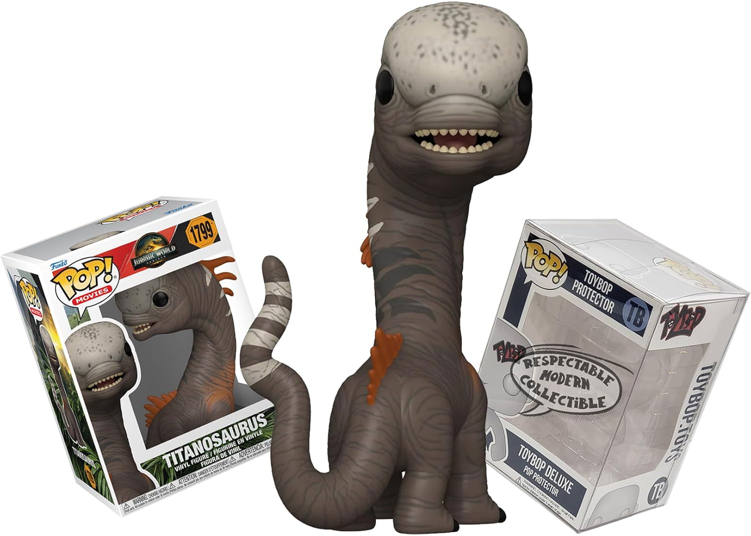 Amazon.com: Funko Jurassic World Rebirth - Titanosaurus + ToyBop ...