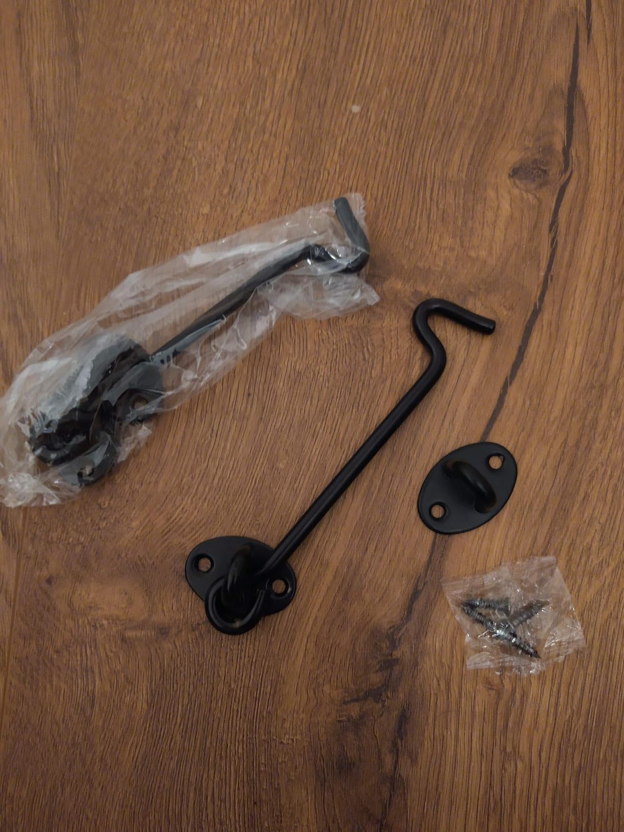 Hook and Eye Latch Barn Door Latch, 2 Pcs Stainless Steel Heavy Duty ...