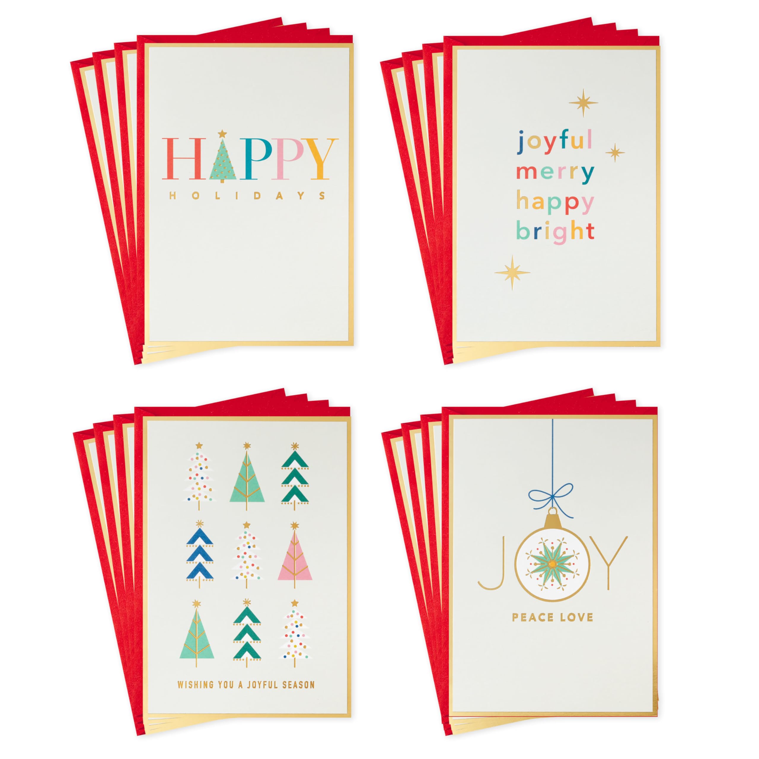 Snapklik.com : Hallmark Boxed Christmas Cards Assortment, Joyful Season