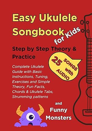 Amazon.com: Easy Ukulele Songbook for Kids. Step by Step Theory ...