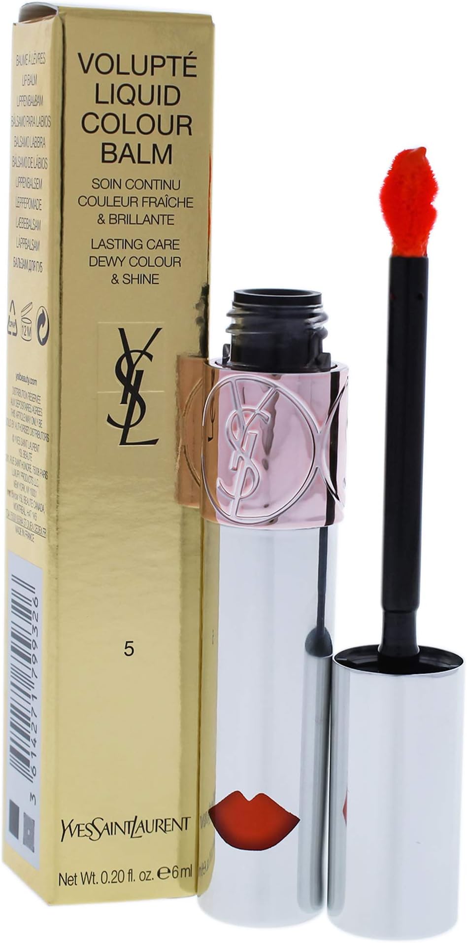 Amazon.com : Yves Saint Laurent YSL Volupte Liquid Colour Balm Lip ...