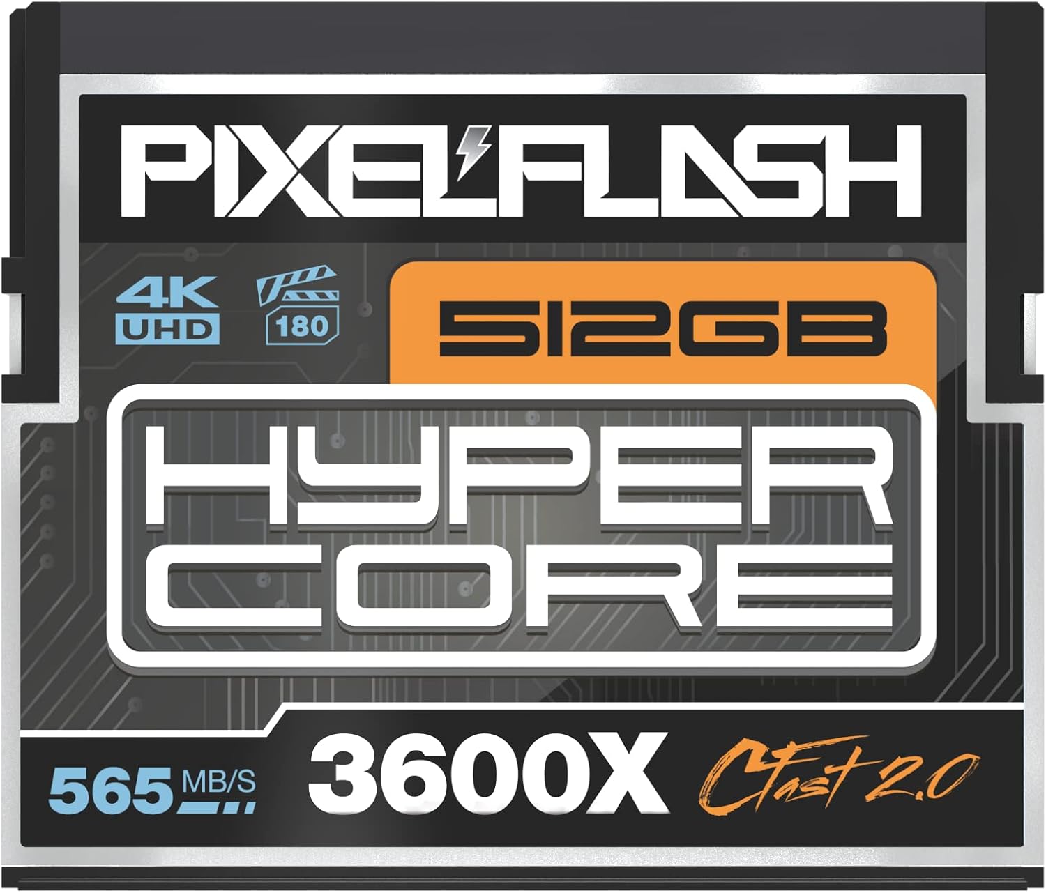 Amazon.com: 512GB PixelFlash CFast 2.0 Card 3600X HyperCore 565MB/s ...