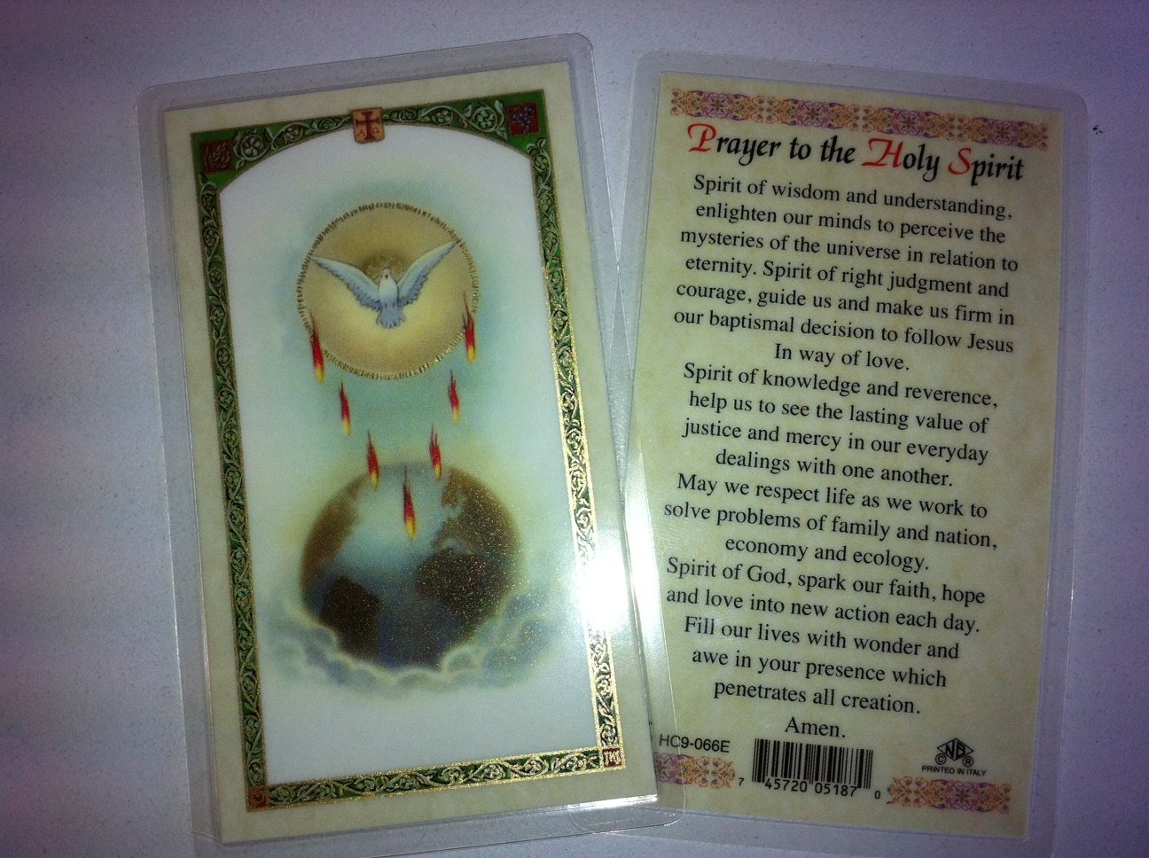 Holy Prayer Cards For The Prayer To The Holy Spirit | Desertcart Seychelles