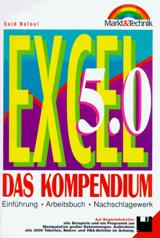 Amazon.co.jp: Excel 5.0. Das Kompendium. Einfuehrung, Arbeitsbuch ...