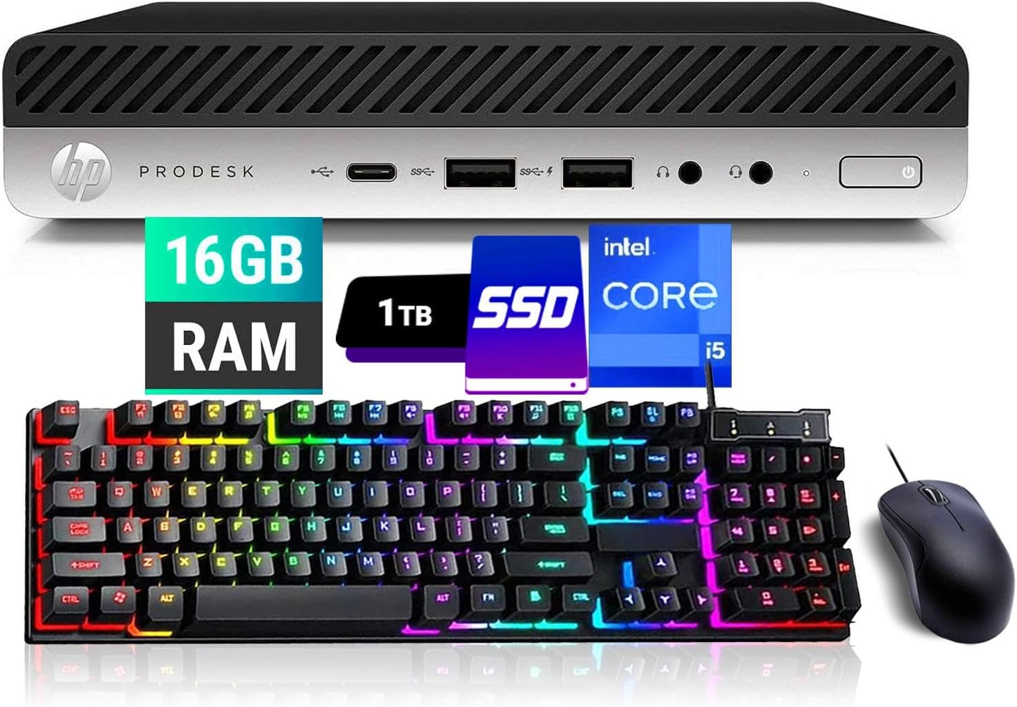 HP ProDesk 600 G3 Mini PC Computadora de sobremesa, Core i5-6500 3.2GHz ...