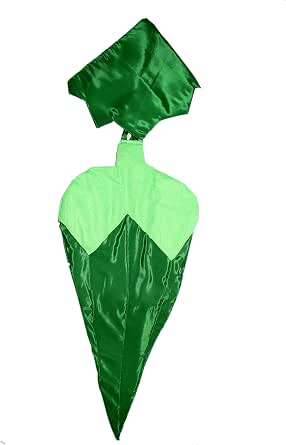 Amazon.com: Kaku Fancy Dresses Lady Finger Vegetables Costume Cutout ...