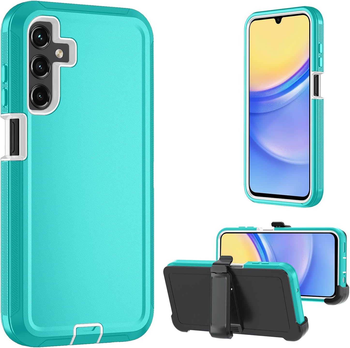 Amazon.com: Nofnus for Samsung Galaxy A15 5G case,A15 5G Heavy Duty ...