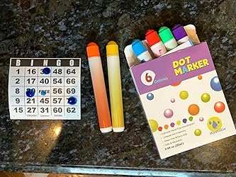 Amazon.com: Blimark Dot Markers Bingo Daubers Clearance - Washable Non ...