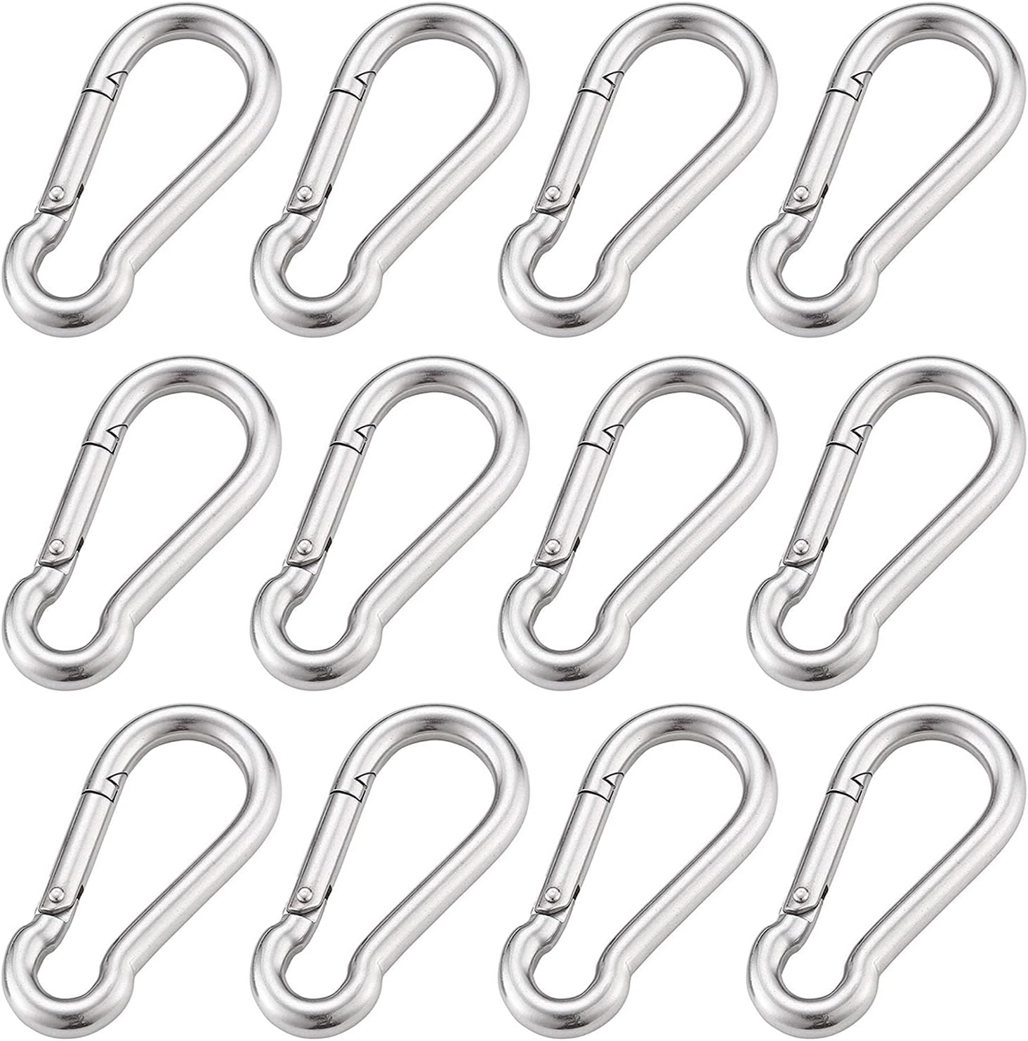 Amazon.com: 2 Inch Spring Snap Hook 304 Stainless Steel Quick Link Lock ...
