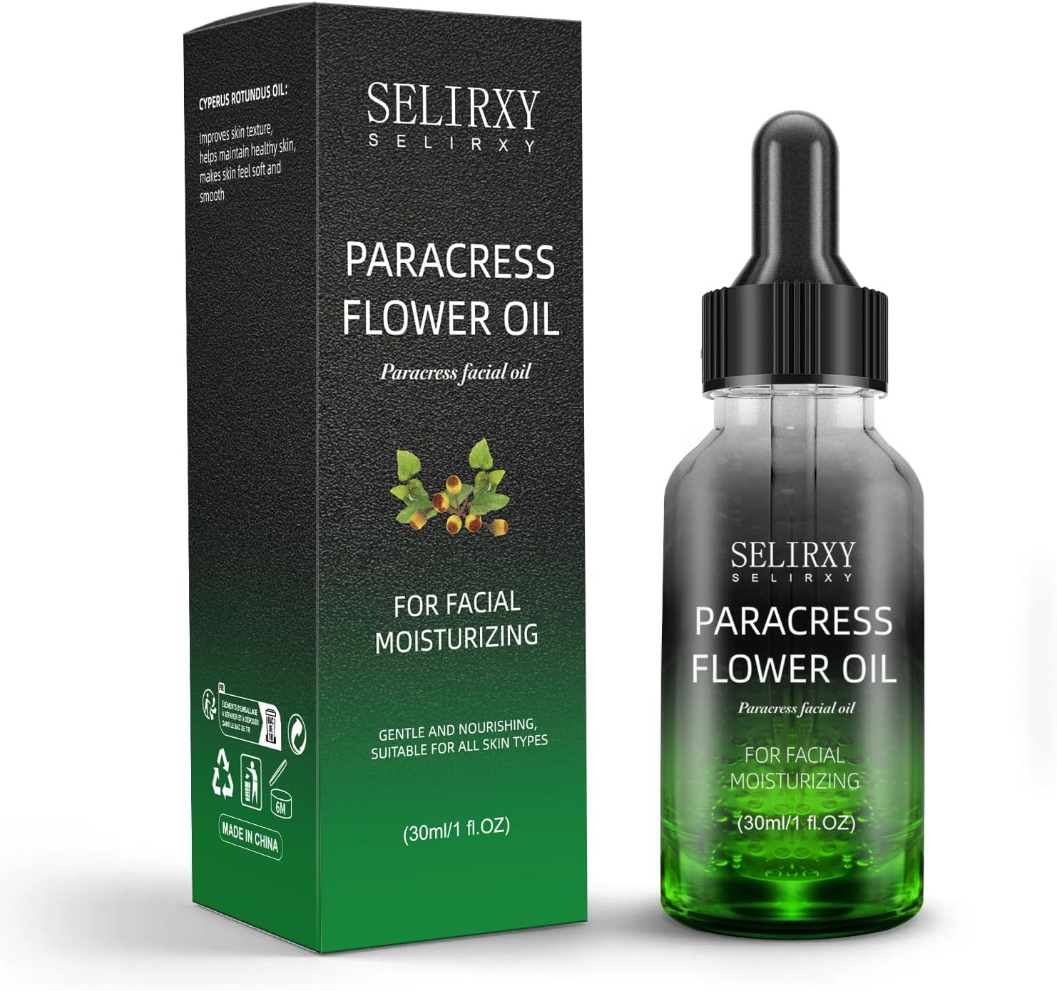 Amazon.com: Cenbyder Paracress Facial Oil, Natural Anti-Aging Oil with ...