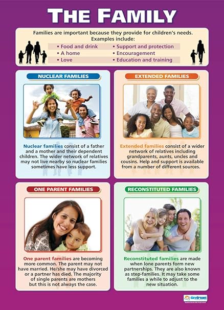 The Family | Child Development Posters | Laminated Gloss Paper ...