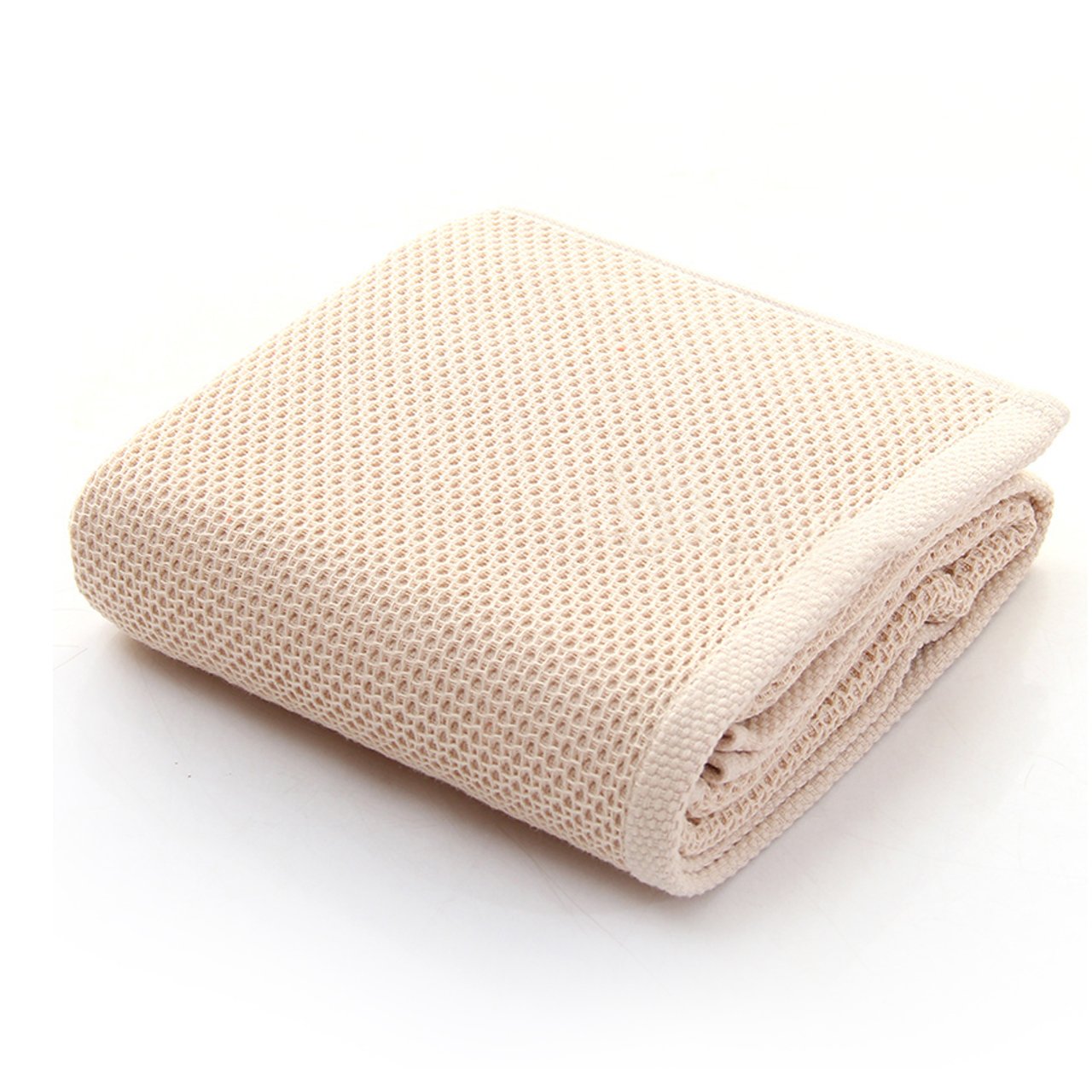 Amazon｜ORIGINLIFE(オリジンライフ)バスタオル 大判 ベージュ ワッフル ホテルタイプ 綿100｜バスタオル - ホーム＆キッチン オンライン通販