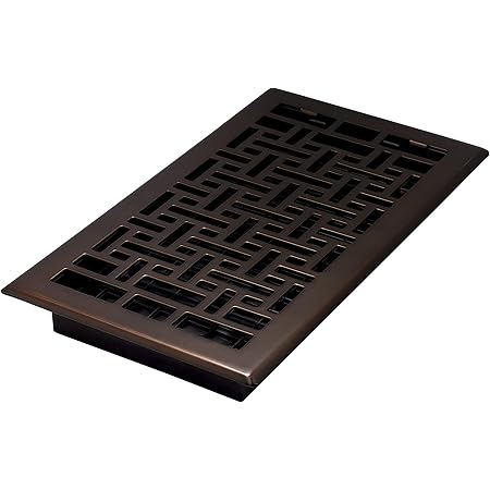 Decor Grates AJH612-RB Oriental Floor Register, 6-Inch by 12-Inch ...