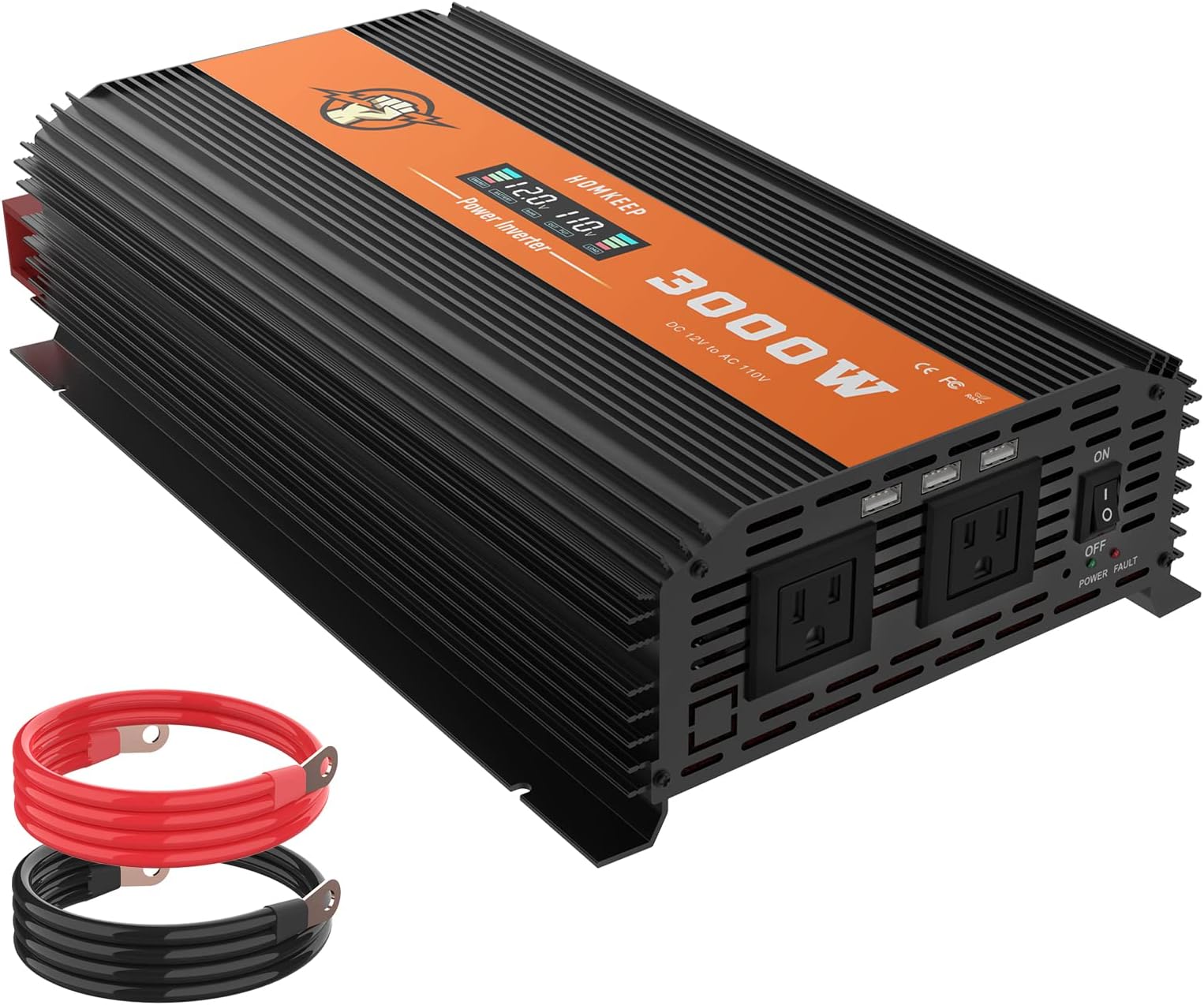 Amazon.com: JUPITER 2000W Continuous/4000W Peak Modified Sine Wave ...