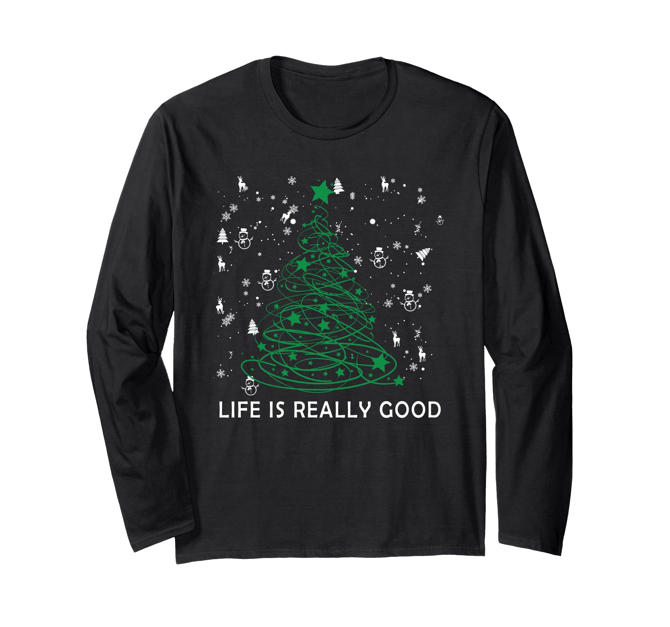 Amazon.com: Life Is Really Good Because Winter Season Christmas Holiday ...