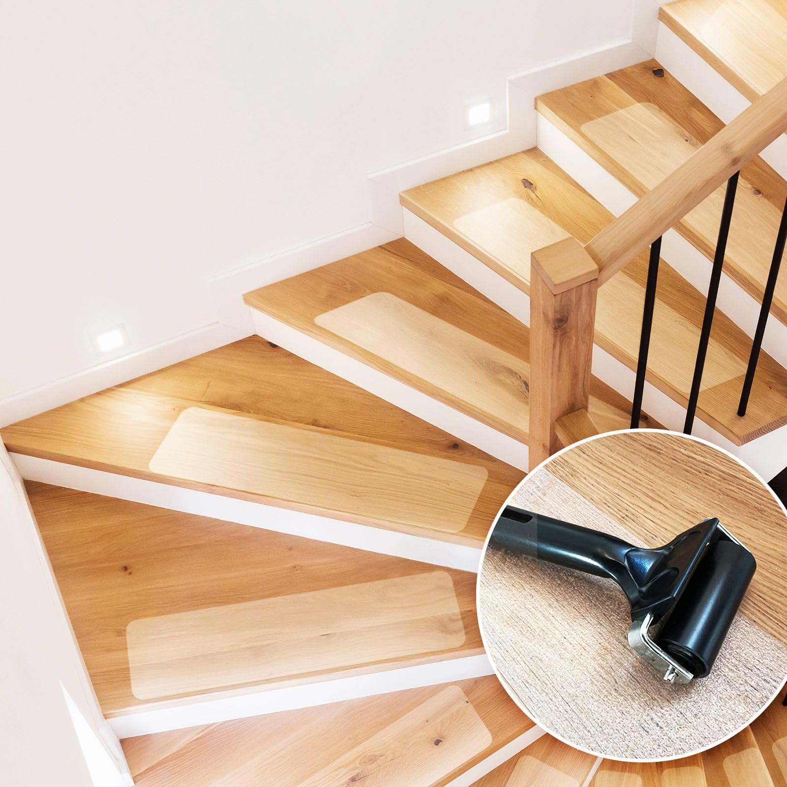Queta Antirutschstreifen Treppe Set rutschfest Stufenmatten Transparent ...