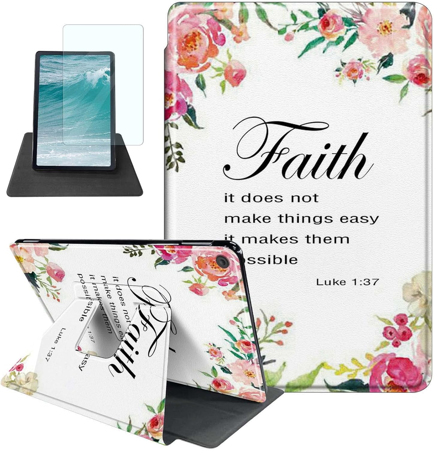 Amazon.com: Rossy Case for Kindle Fire HD 8 & Fire HD 8 Plus Tablet ...