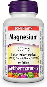 Webber Naturals Magnesium 500 mg - Essential Mineral Support.