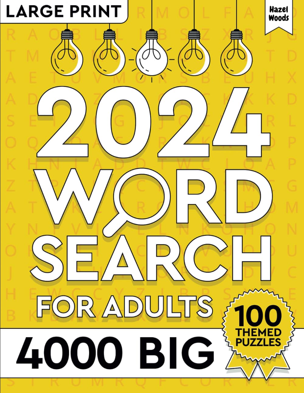 4000 Big Word Search for Adults Large Print (100 Themed Puzzles ...