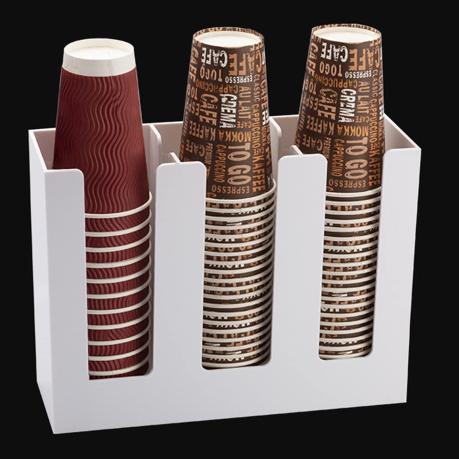 Amazon.com - Tirifer Cup and Lid Holder, Coffee Cup Dispenser, Acrylic ...